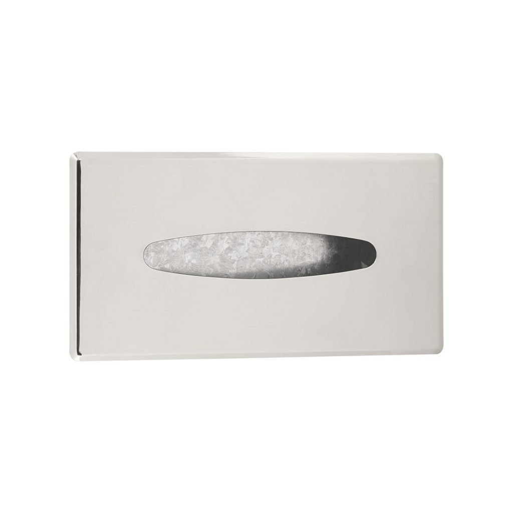 Recessed Tissue Box with Polished Chrome Plated Cover - H & H Bath and ...